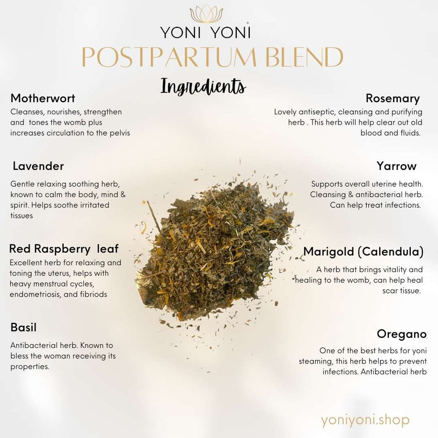Yoni Steam Blend Postpartum Blend – Yoni Yoni